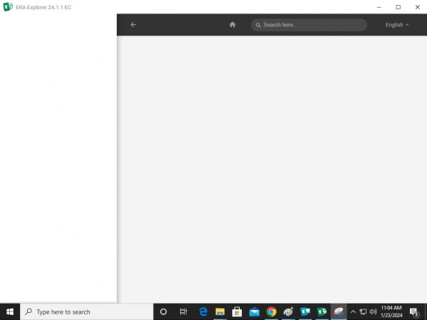 White Screen page appear when browser open for the learner login - ERA-QA